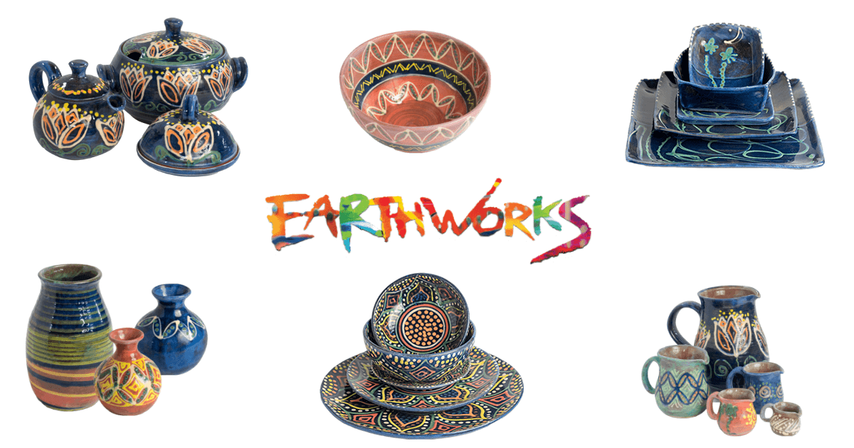 Green Zig - Earthworks Pottery