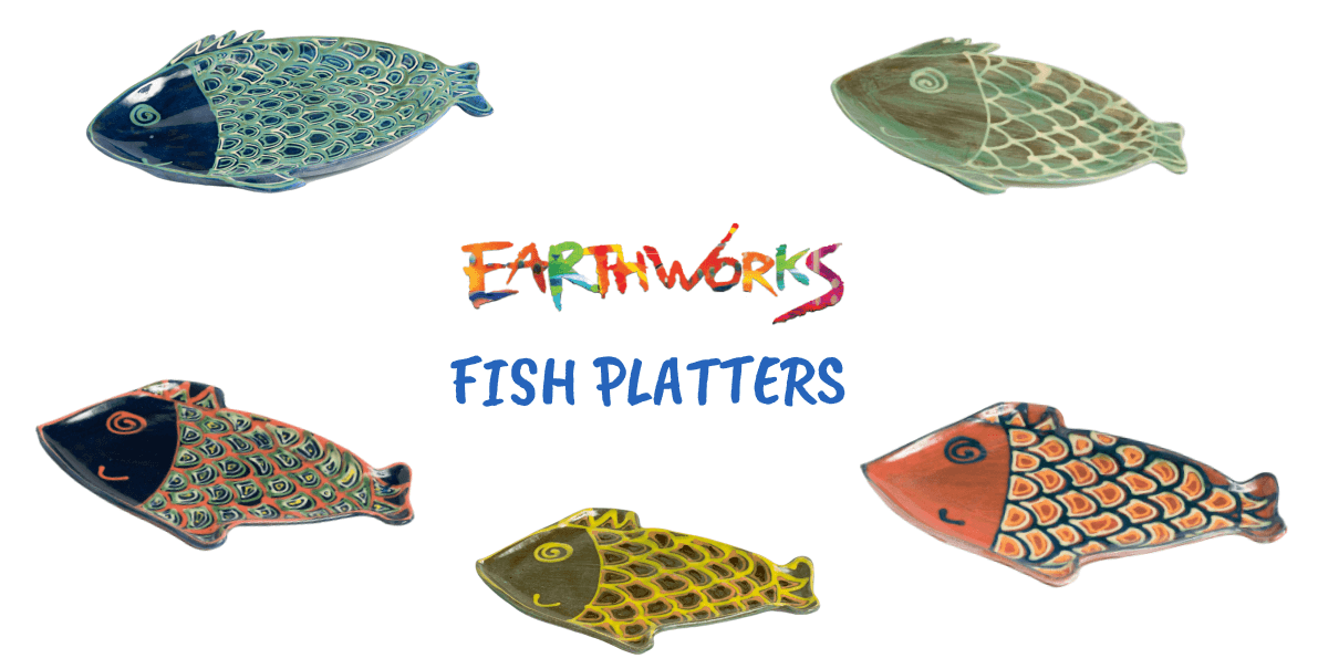 Ceramic Fish Platters With Character & Charm