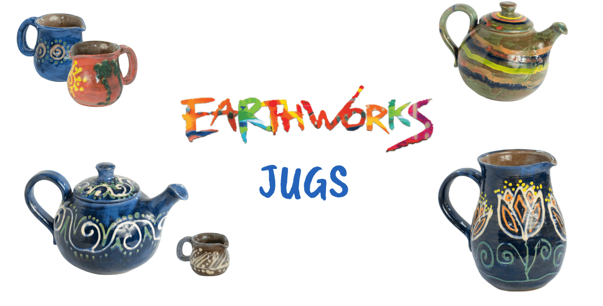 Ceramic Jugs from Earthworks Pottery